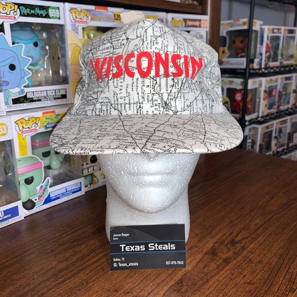 Vintage | Accessories | Wisconsin Road Map Hat | Poshmark